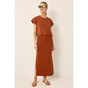MARIE OLIVER Gwen Skirt - Bisque