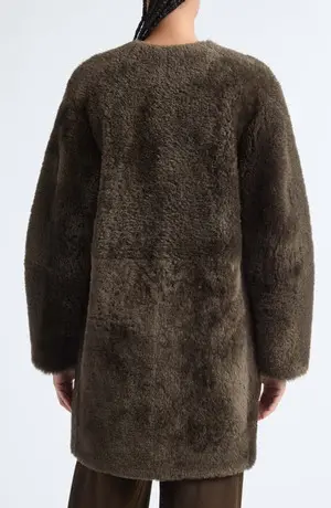 Vince Reversible Genuine Shearling Coat