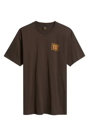 DARK SEAS Buck The System Graphic Tee - Java Brown