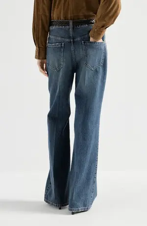 Brunello Cucinelli Authentic Contemporary Loose Trousers With Monili