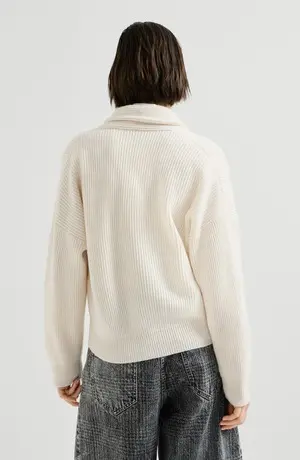 Brunello Cucinelli Cashmere English Rib Cardigan