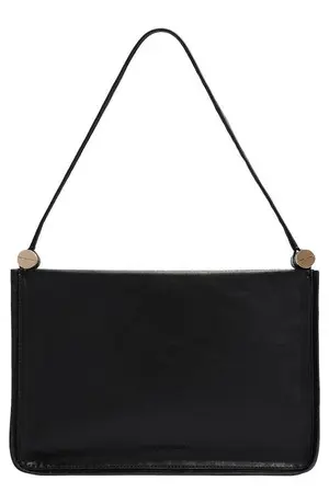 KENNETH COLE Floral Stud Large Top Handle Leather Bag