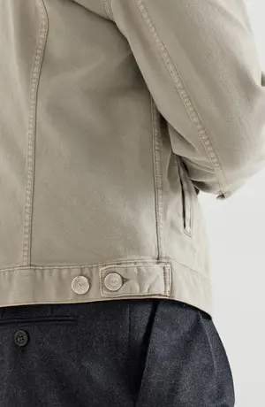 Brunello Cucinelli Garment-dyed Four-pocket Jacket In Comfort Cotton Lightweight Denim