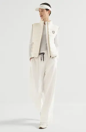 Brunello Cucinelli Techno Cotton Piqué Track Trousers