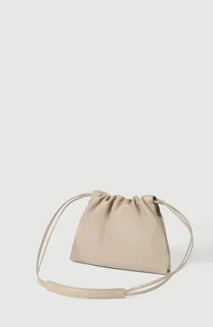 Brunello Cucinelli Pouch Bag In Calfskin With Monili