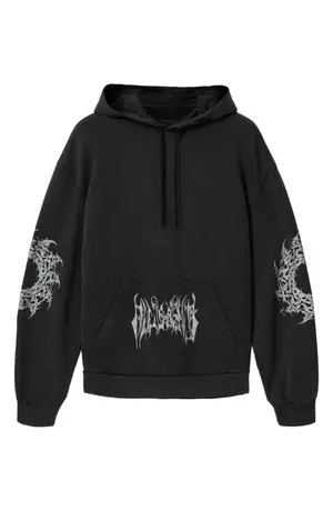ALLSAINTS Helvette Graphic Hoodie