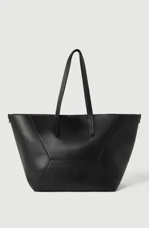 Brunello Cucinelli Bc Duo Bag In Calfskin With Monili - Black
