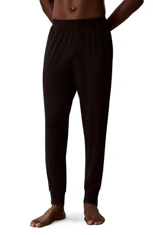 Calvin Klein Ultrasoft Stretch Modal Pajama Joggers - Black
