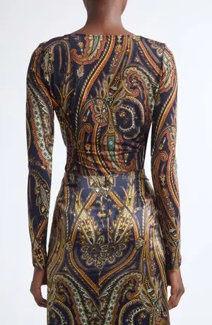 Etro Paisley Wrap Top
