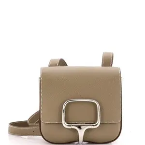 Hermès Della Cavalleria Shoulder Bag Epsom Mini - Grey