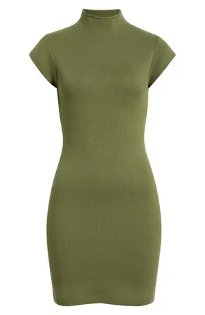 Line & Dot Rumi Mock Neck Knit Minidress
