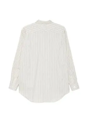 Auralee Cotton And Silk Striped Shirt - Multicolor