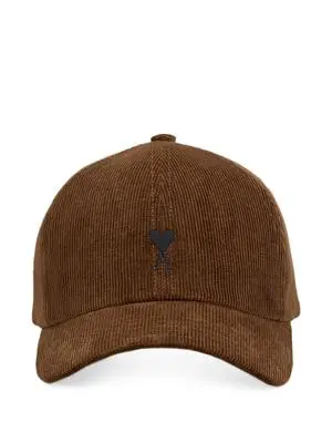 AMI Paris Velvet Baseball Cap - Multicolor