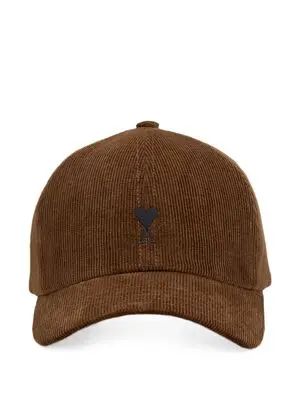 AMI Paris Velvet Baseball Cap - Multicolor