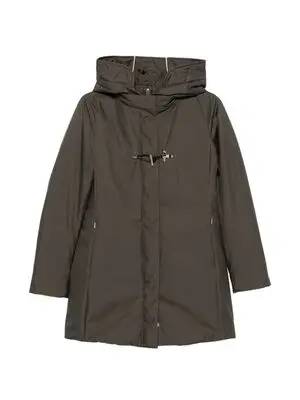 FAY Nylon Midi Parka Coat - Multicolor