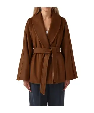 Max Mara Double-breasted Belted Waist Coat