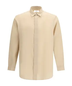 LARDINI Concealed Placket Shirt - No