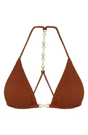 VIX PAULA HERMANNY Janet T-back Triangle Bikini Top