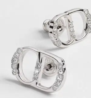 Dior Cd Parure Stud Earrings