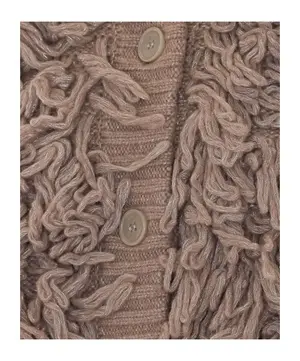 Liu Jo Single-breasted Ribbed Knit Top