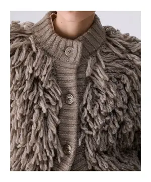 Liu Jo Single-breasted Ribbed Knit Top