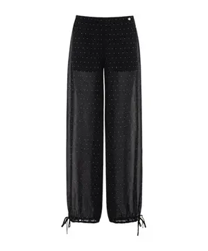 Liu Jo Embellished Tulle Casual Trousers