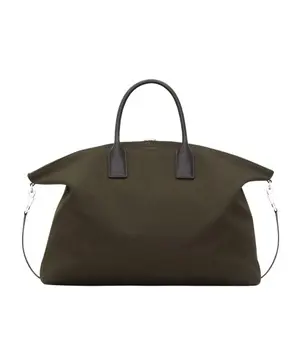 Saint Laurent Saint Laurent Bowling Zip-Up Tote Bag Deep Leaf