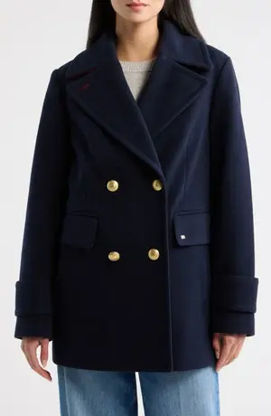 Tommy Hilfiger Twill Peacoat