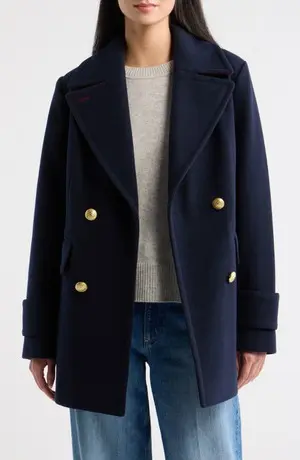 Tommy Hilfiger Twill Peacoat