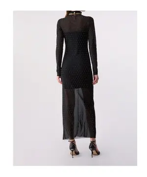 Liu Jo Rhinestone Tulle Dress