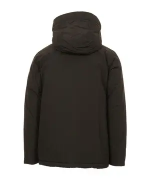 Woolrich Button-up Hooded Coat