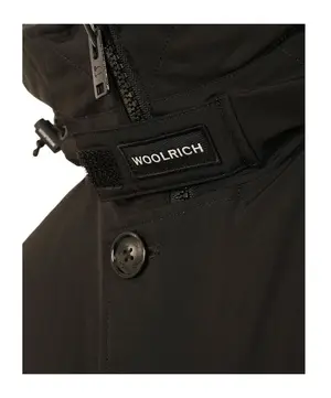 Woolrich Button-up Hooded Coat