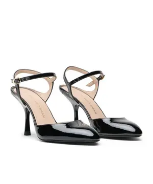 STUART WEITZMAN Madison Strap Pump 85 - Black