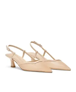 STUART WEITZMAN Vinnie 50 Slingback - Beige/light Beige