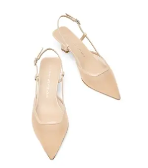 STUART WEITZMAN Vinnie 50 Slingback - Beige/light Beige