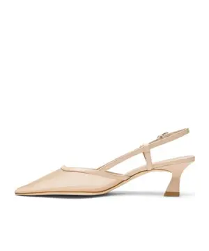 STUART WEITZMAN Vinnie 50 Slingback - Beige/light Beige
