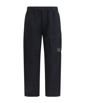 C.P. COMPANY Boxy Lens Cargo Pants - Black