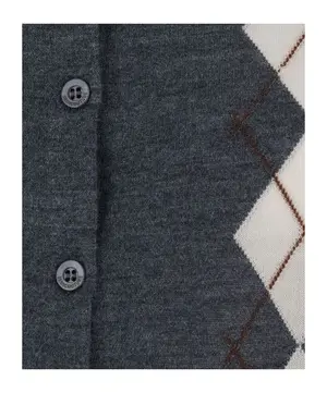 SEMICOUTURE Semi Couture Belle Argyle Knit Cardigan