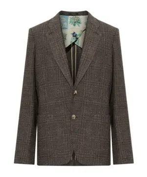 Paul Smith Check Wool Patch-pocket Buggy-lined Blazer