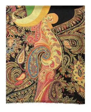 Etro Jacquard-paisley Motif Scarf