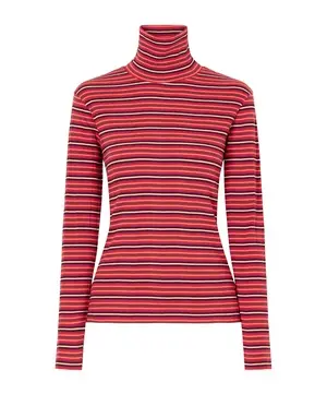 Dries Van Noten Ribbed Cotton Turtleneck T-shirt