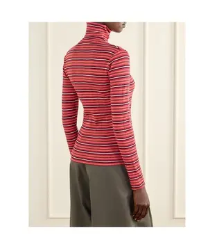Dries Van Noten Ribbed Cotton Turtleneck T-shirt
