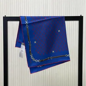 Celine Patterned Silk Scarf