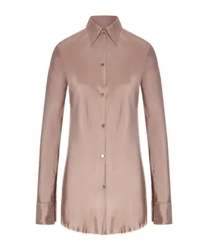 Dries Van Noten Calima Long-sleeved Shirt - Stone