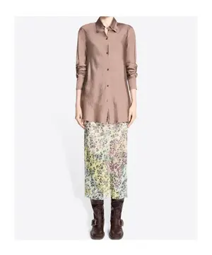 Dries Van Noten Calima Long-sleeved Shirt - Stone