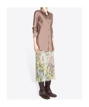 Dries Van Noten Calima Long-sleeved Shirt - Stone