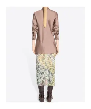 Dries Van Noten Calima Long-sleeved Shirt - Stone