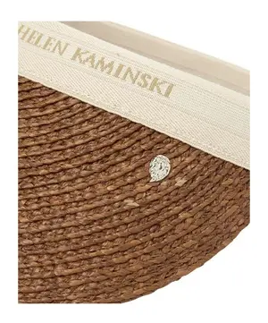 Helen Kaminski Hat With A Letter Logo - Brown