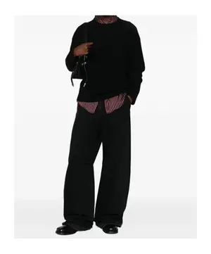 Vince Crew Neck Ribbed Sweater