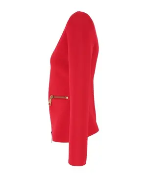 Elisabetta Franchi Knit Zip Cardigan